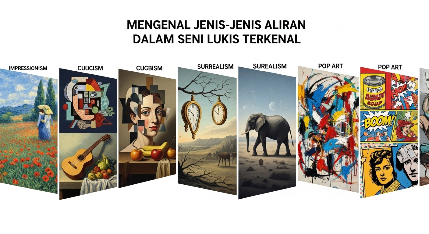 Mengenal Jenis-Jenis Aliran dalam Seni Lukis Terkenal - Donasikitabisa
